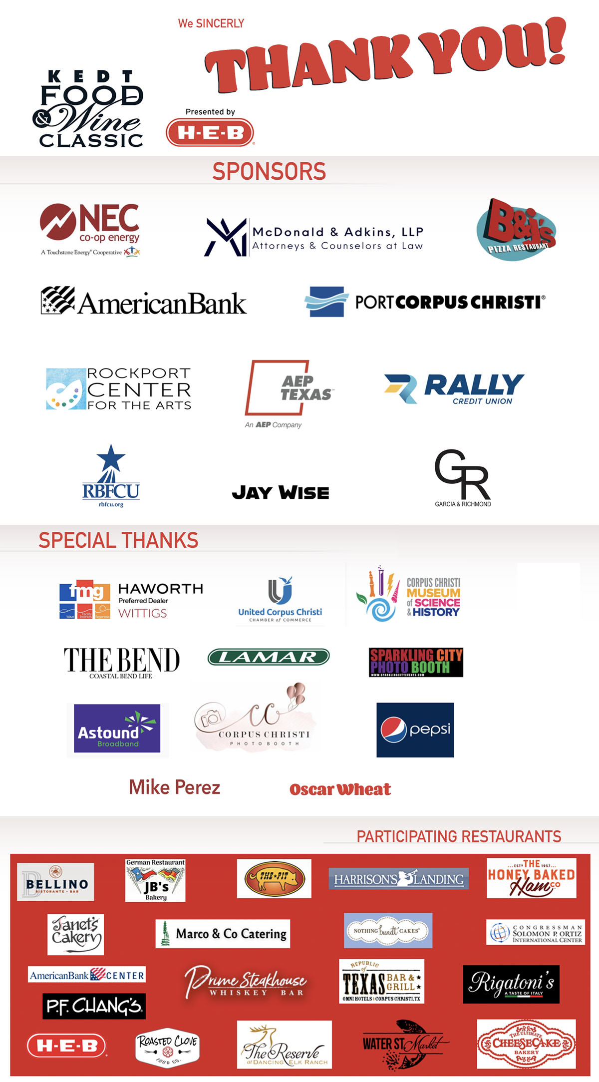 Thank You 2023 KEDT Food & Wine Classic - KEDT - PBS and NPR for South ... Thank You 2023 KEDT Food & Wine Classic - KEDT - PBS and NPR for South ...